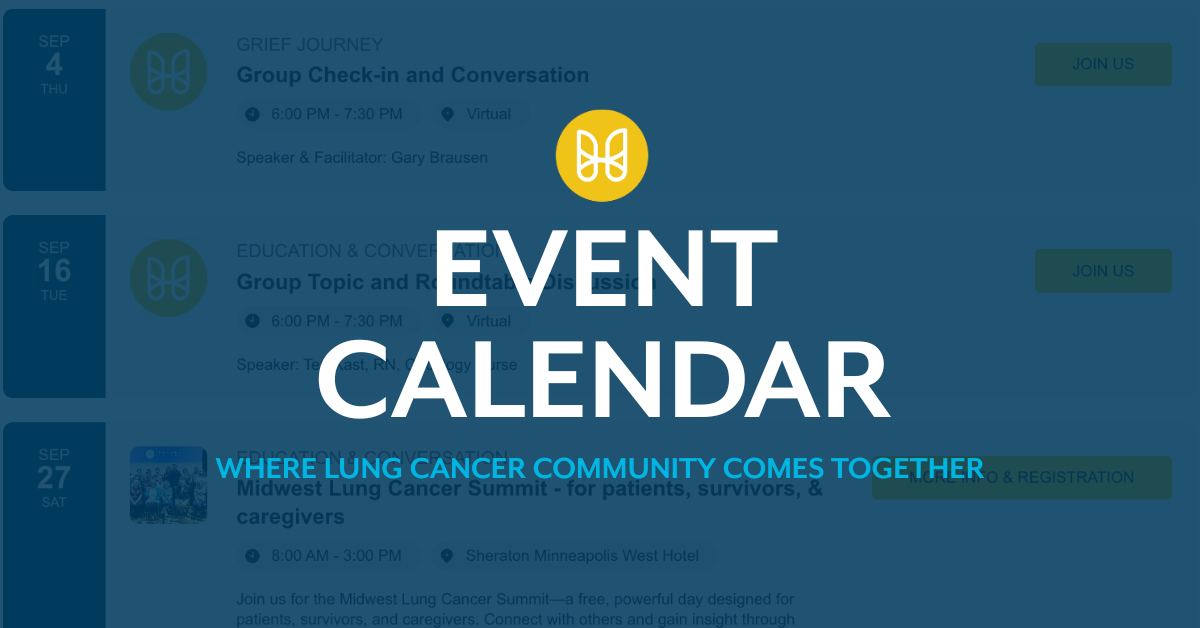 Event Calendar - A Breath of Hope Lung Cancer Foundation